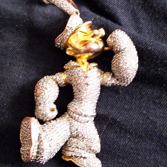 Accessories | Popeye Diamond And Gold Chain | Poshmark